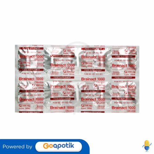Jual Brainact 1000 Mg Strip 10 Kaplet | Shopee Indonesia