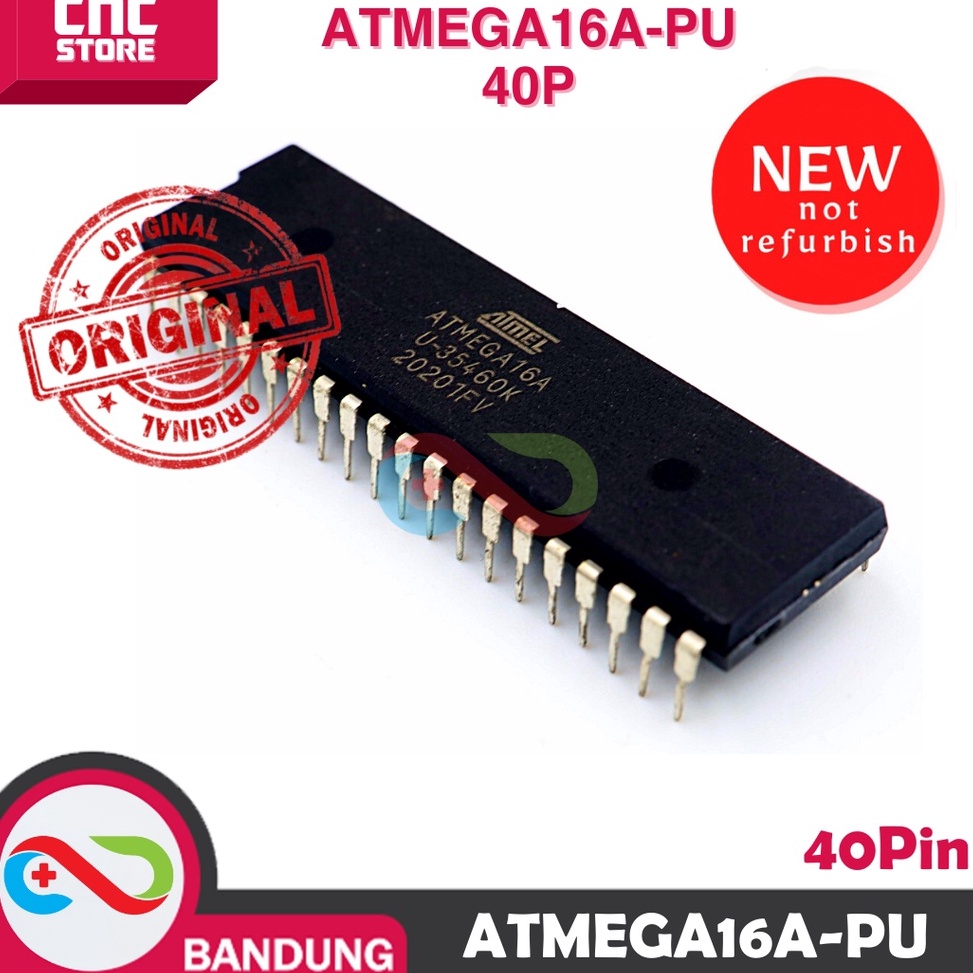 Jual HOT ATMEGA16A-PU ATMEGA16A ATMEGA16 DIP ATMEL AVR DIP-40 40PIN NEW ORIGINAL | Shopee Indonesia