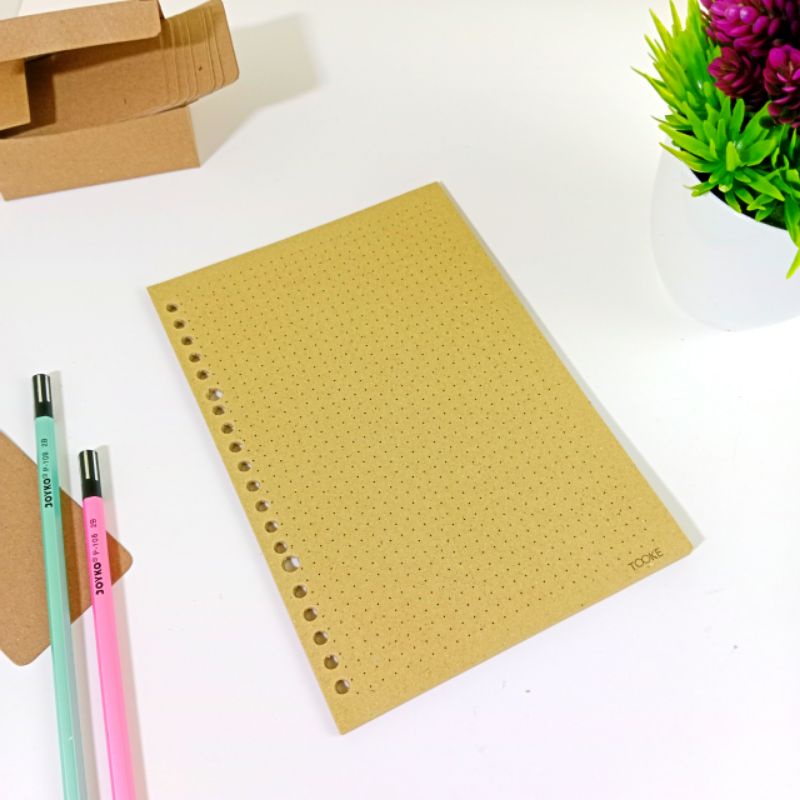 Jual LOOSELEAF COKLAT A5 / ISI BINDER COKLAT / LOOSLEAF BROWN PAPER by ...