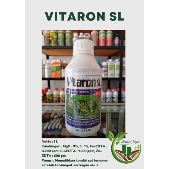 Jual VITARON SL 1 LITER SUPLEMEN TANAMAN | Shopee Indonesia