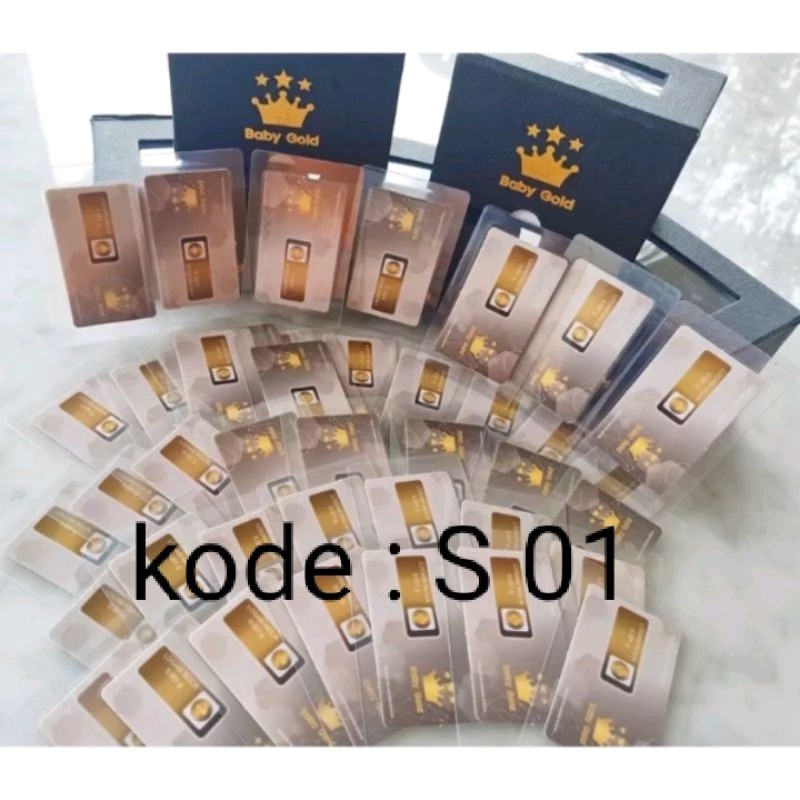 Jual Baby Gold Emas Mini 0,001 0,002 0,005 Gram Logam Mulia 24 Karat 0. ...