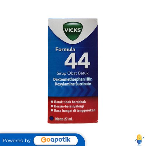 Jual VICKS FORMULA 44 SIRUP 27 ML | Shopee Indonesia