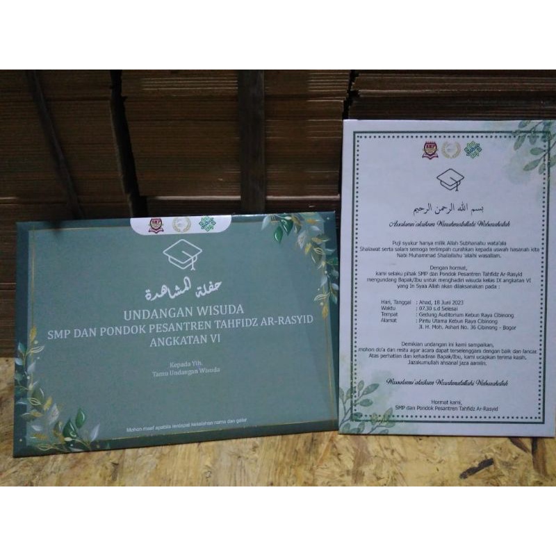 Jual Undangan Wisuda Hard Cover | Shopee Indonesia