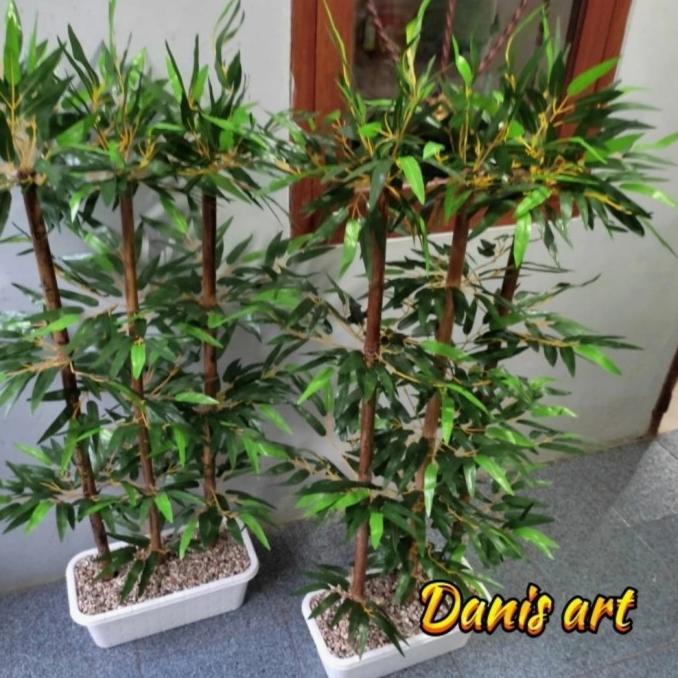 Jual Pohon bambu palsu/bambu plastik/ tanaman artificial/bambu hias ...