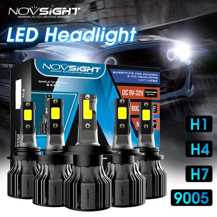 Jual PREMIUM LAMPU LED MOBIL NOVSIGHT N39 HEADLIGHT H4 H7 H11 H1 9005 ...