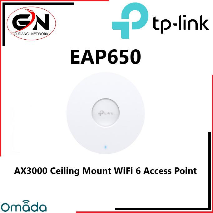 Jual TP-LINK EAP650 AX3000 Ceiling Mount WiFi 6 Access Point | Shopee ...