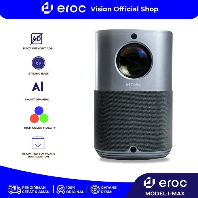 Jual EROC Android Smart Home Proyektor - Dolby - FHD - 415 ANSI - Model ...