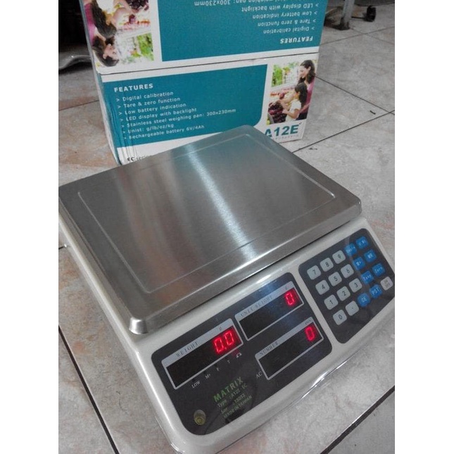 Jual Timbangan Digital Counting Mur Baut Kancing Kartu Nama Matrix 3Kg ...