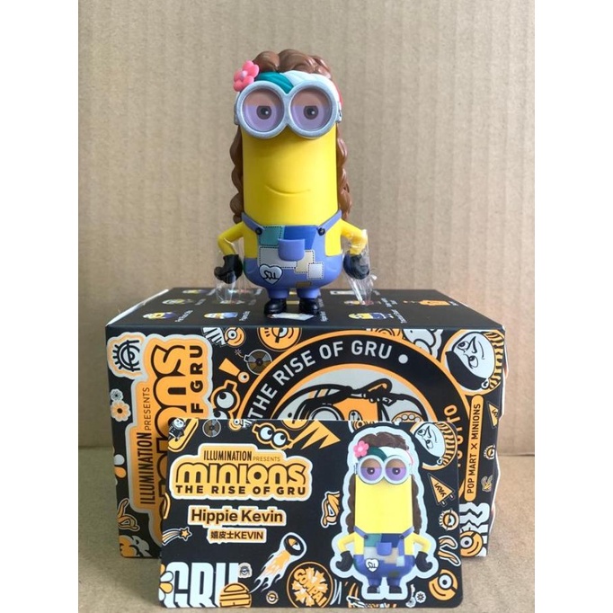 Jual Second Chance Pop Mart Minions Rise of Gru Hippie Kevin | Shopee ...