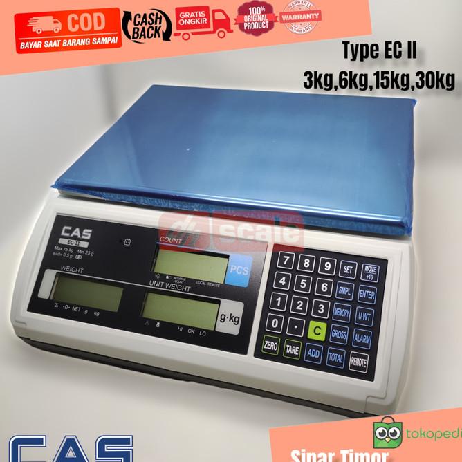 Jual Timbangan Counting, Industri, Cas Ec Ll Kap 3Kg - 30Kg | Shopee Indonesia