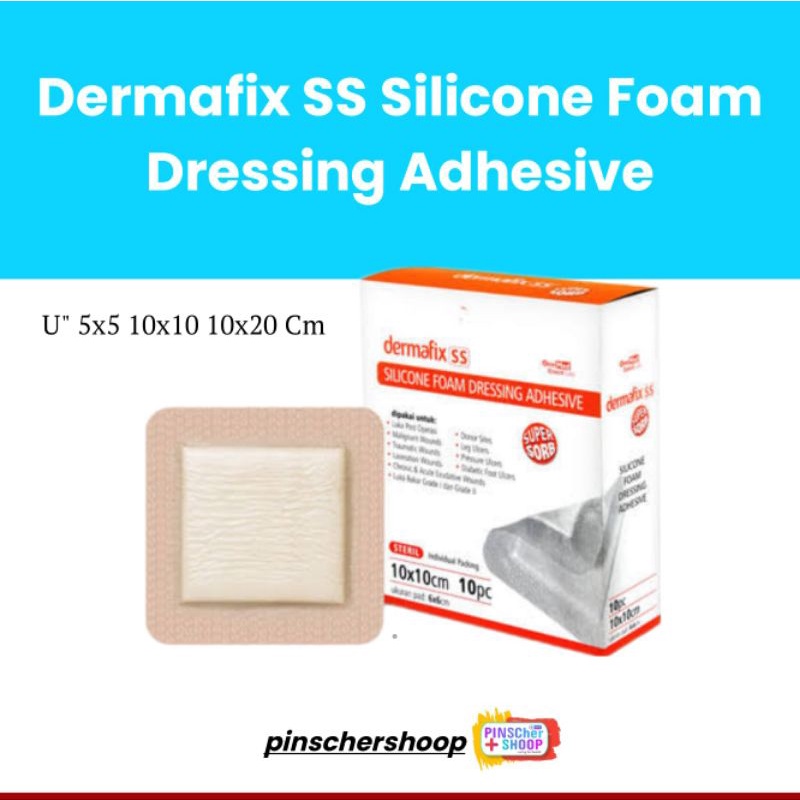 Jual Dermafix SS Silicone Foam Dressing Adhesive Onemed / Satuan ...