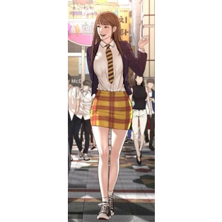 Jual Choi Bomi rok sekolah/HTF How To Fight kostum Bomi/Rok Oren ...