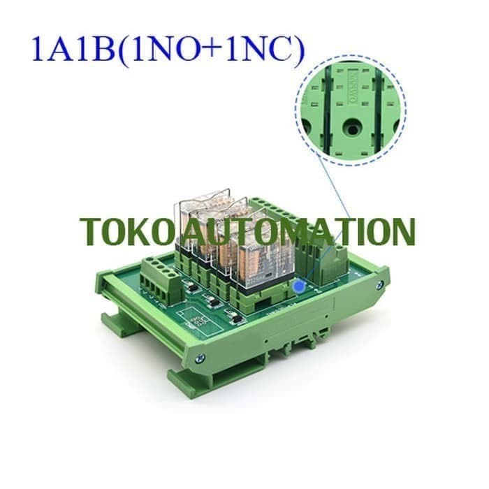 Jual 4 channel Omron PLC control panel relay module 16A 12V DC NPN PA32 ...