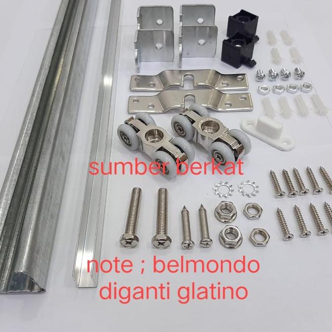 Jual Rel Pintu Sliding Belmondo/ Rel Pintu Geser J4/Rel Pintu Sliding ...