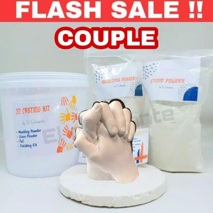 Jual DIY HAND CASTING KIT HANDCASTING KIT CETAKAN TANGAN 3D Casting Kit ...