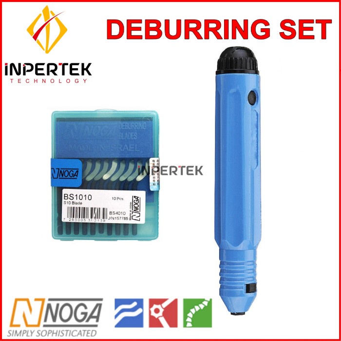 Jual Deburring SET NOGA BS1010 + NB1100 Chamfering Tool Holder Deburing ...