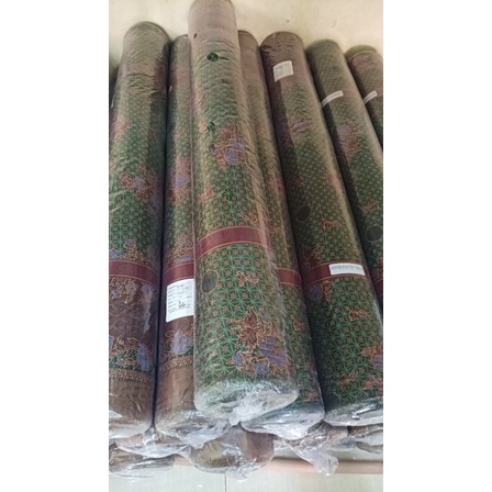 Jual kain muslimat ijo tua Logo & Non logo sutra halus roll 80 yard ...
