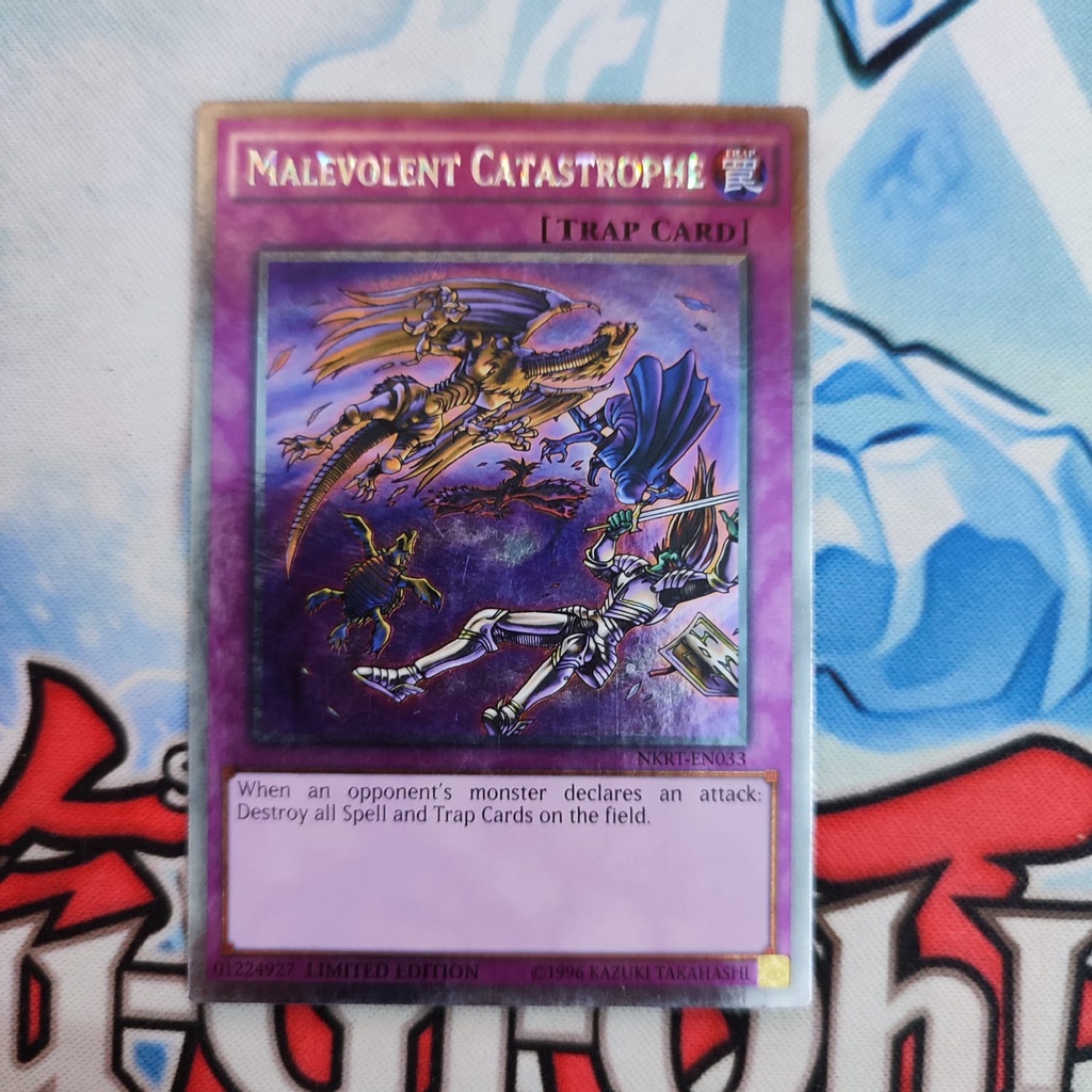 Jual yugioh malevolent catastrophe NKRT platinum rare original | Shopee ...