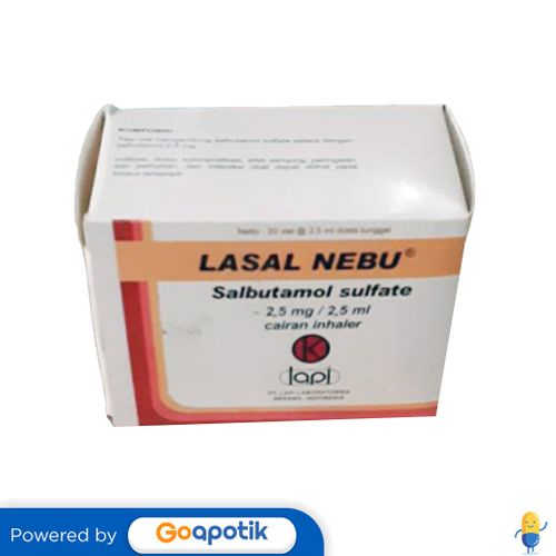 Jual LASAL NEBU 2.5 MG/ 2.5 ML CAIRAN INHALER 2.5 ML BOX 20 VIAL ...