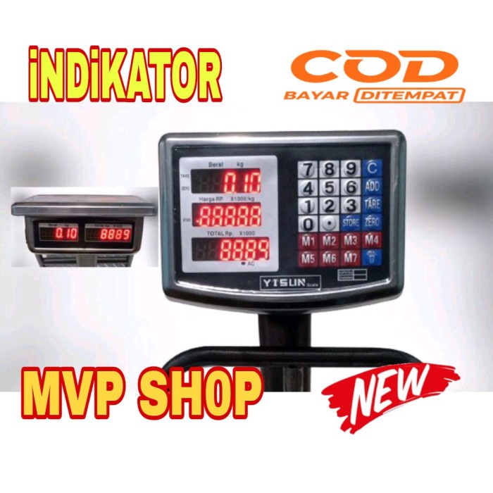 Jual Display timbangan digital/indikator timbangan/kepala timbangan ...