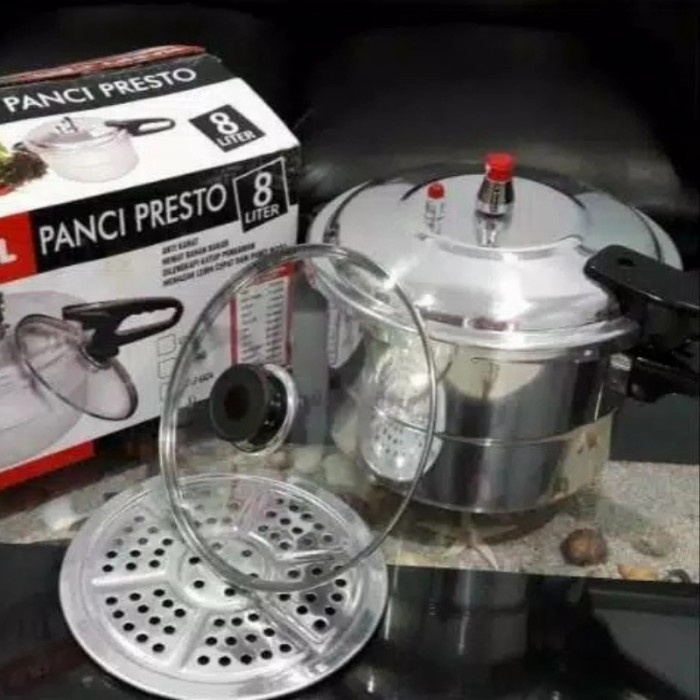Jual Best Seller Pressure Cooker Happy Call/ Panci Presto Tutup Kaca Kapasitas 8 Liter | Shopee ...