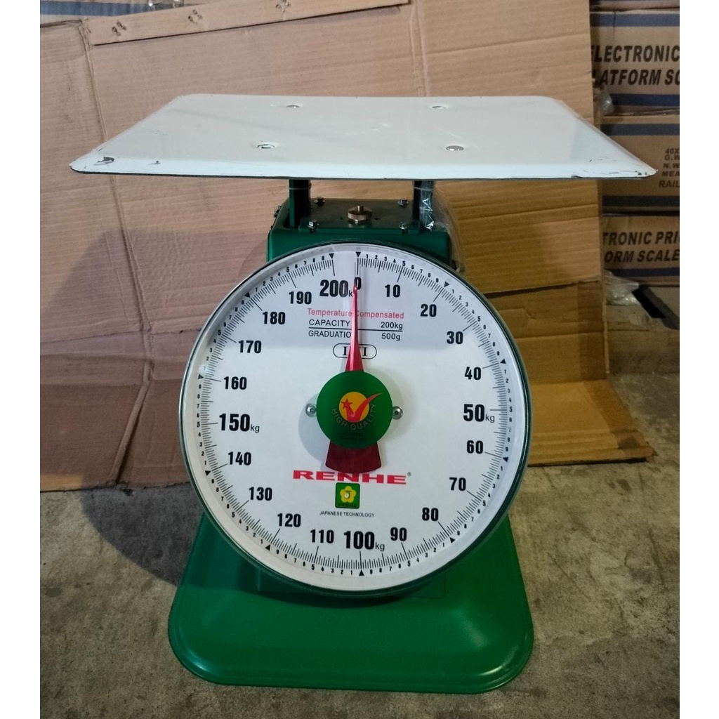Jual Timbangan duduk manual jarum Renhe 200 KG | Shopee Indonesia