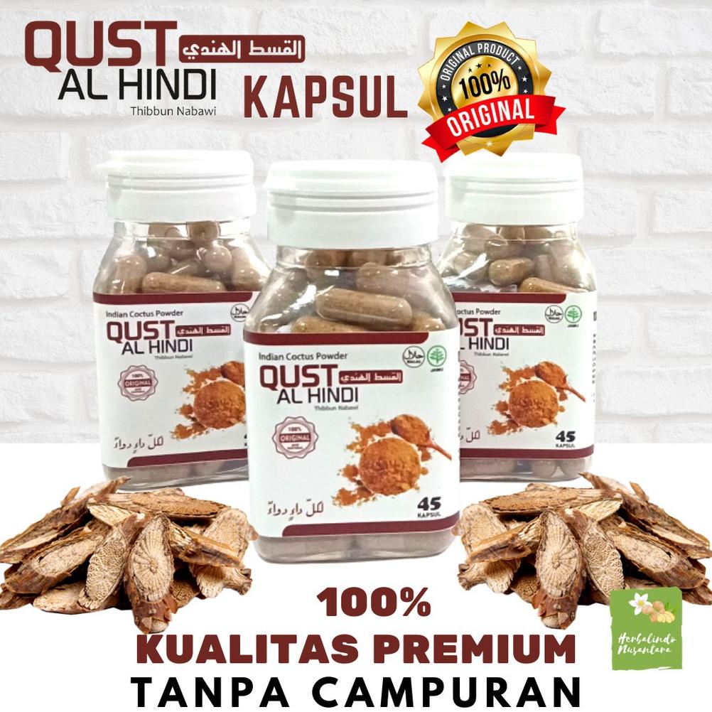 Jual 6.6 QUSTHUL HINDI / QUSTHUL HINDI KAPSUL / QUST AL HINDI / QIST AL ...