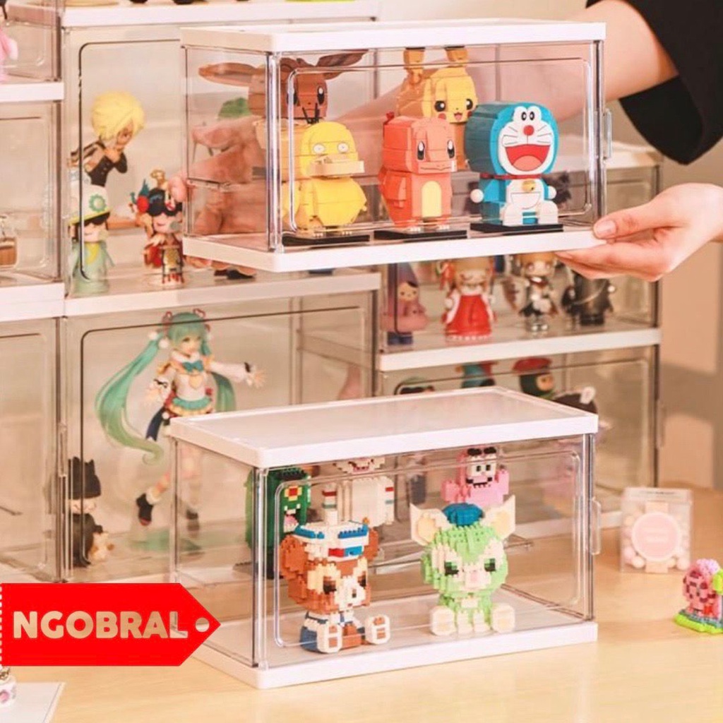 Jual Box Mika Akrilik/ Kotak Display Pajangan Mini Figure Acrylic Bag ...