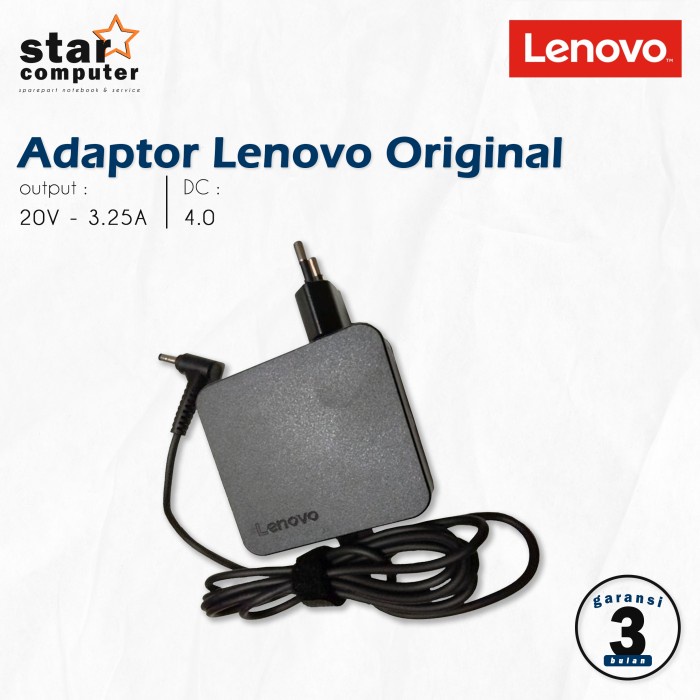 Jual Adaptor original Laptop Lenovo Ideapad 310 320 330 310S 20V-3.25A ...