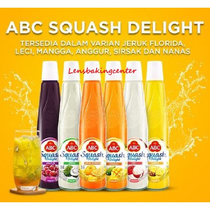 Jual Sirup/Syrup ABC Squash Delight All Variant Jeruk Leci Mangga ...