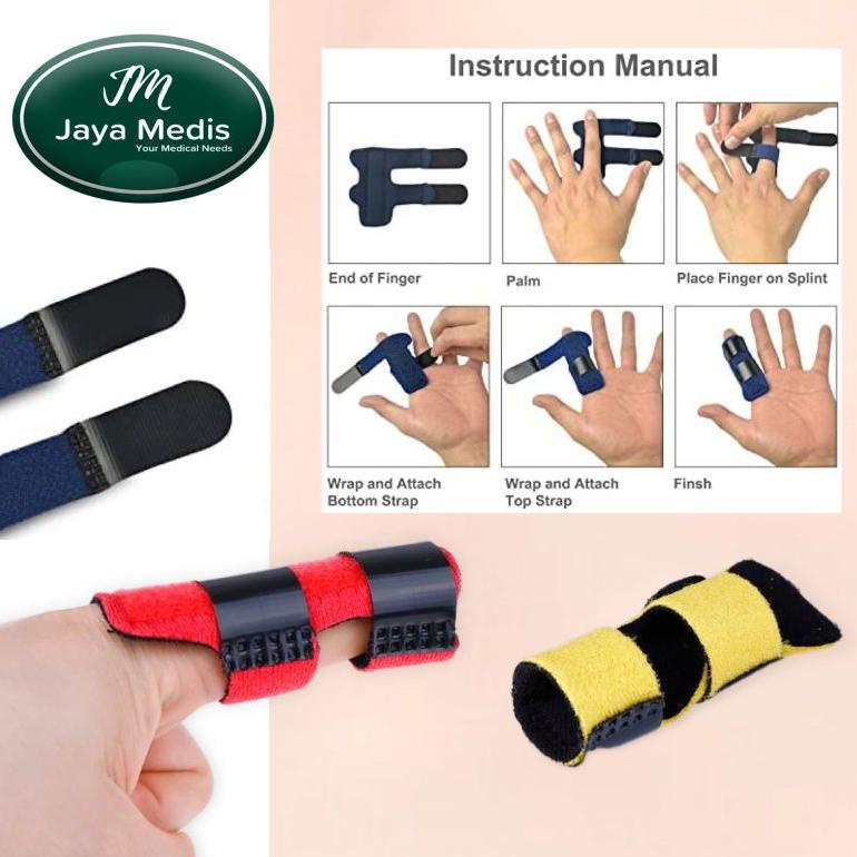 Jual New Tor Jari Tangan - Finger Splint Fracture Protection Brace 1Pcs ...