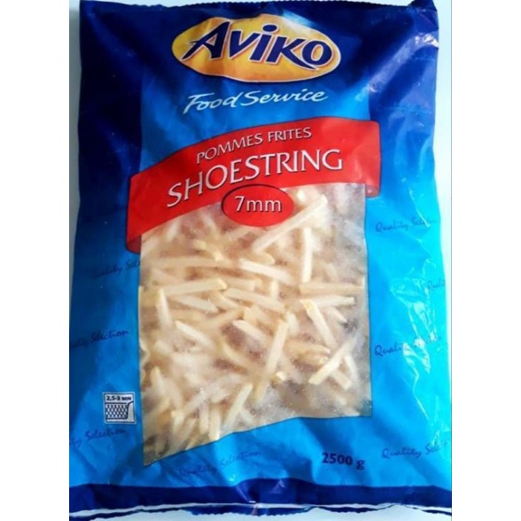 Jual Aviko French Fries Shoestring | Berat Bersih 2,5kg | Shopee Indonesia