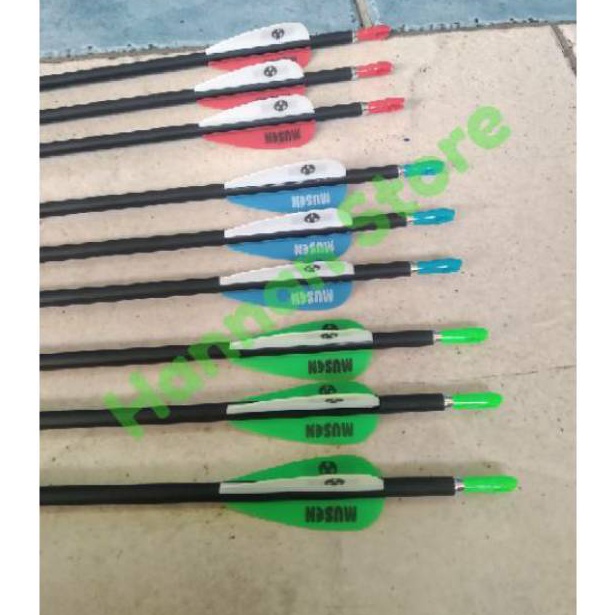Jual idyo -94 Arrow Musen Carbon 6 mm - Anak Panah Karbon Musen 6 mm ...