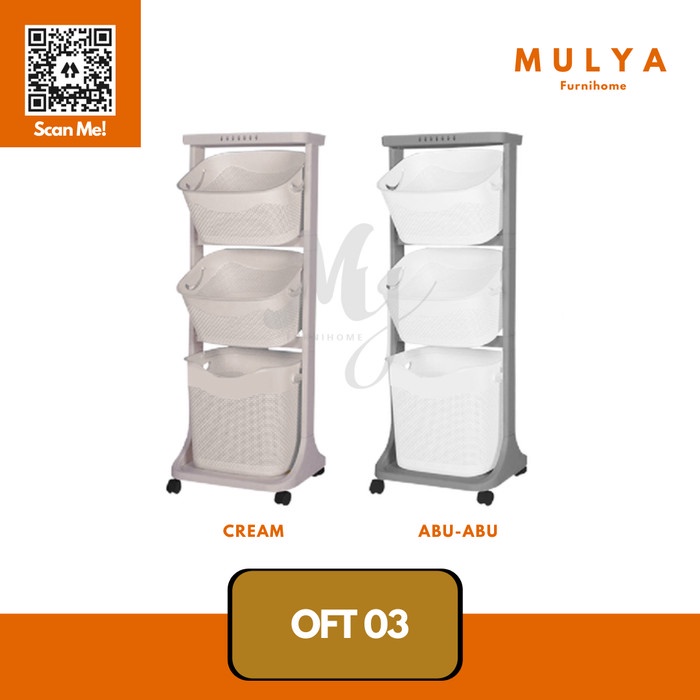 Jual OLYMPLAST FLEXIBLE TROLLEY / OFT 03 -(-putih-grey) | Shopee Indonesia