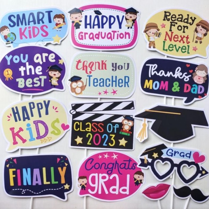 Jual Graduation Kids Props Photo Booth Dekorasi Perlengkapan Foto ...
