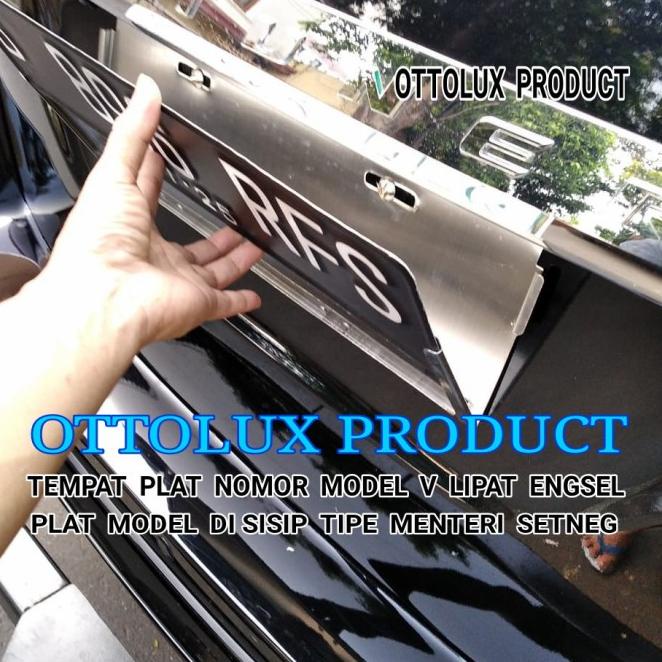 Jual Tempat Plat Nomor Mobil Vip Model Engsel Disisip Tipe Pejabat Rfs ...