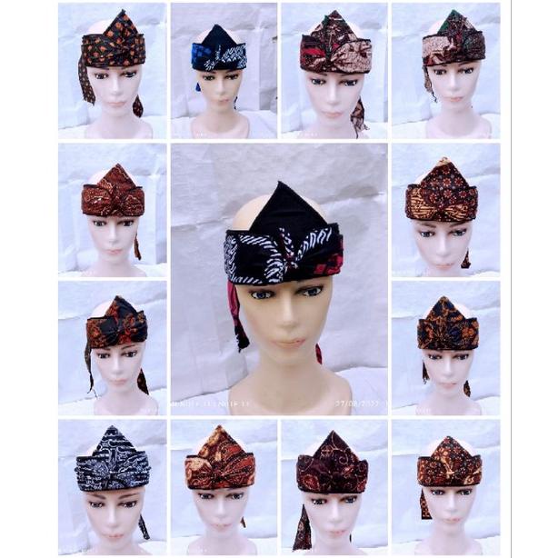 Jual 7.7 Real Pict_Iket Sunda Anak/Iket Kepala Tali/Iket Sonagar Batik ...
