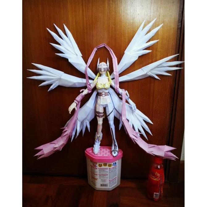 Jual DIY Papercraft Pola Digimon Angewomon | Shopee Indonesia