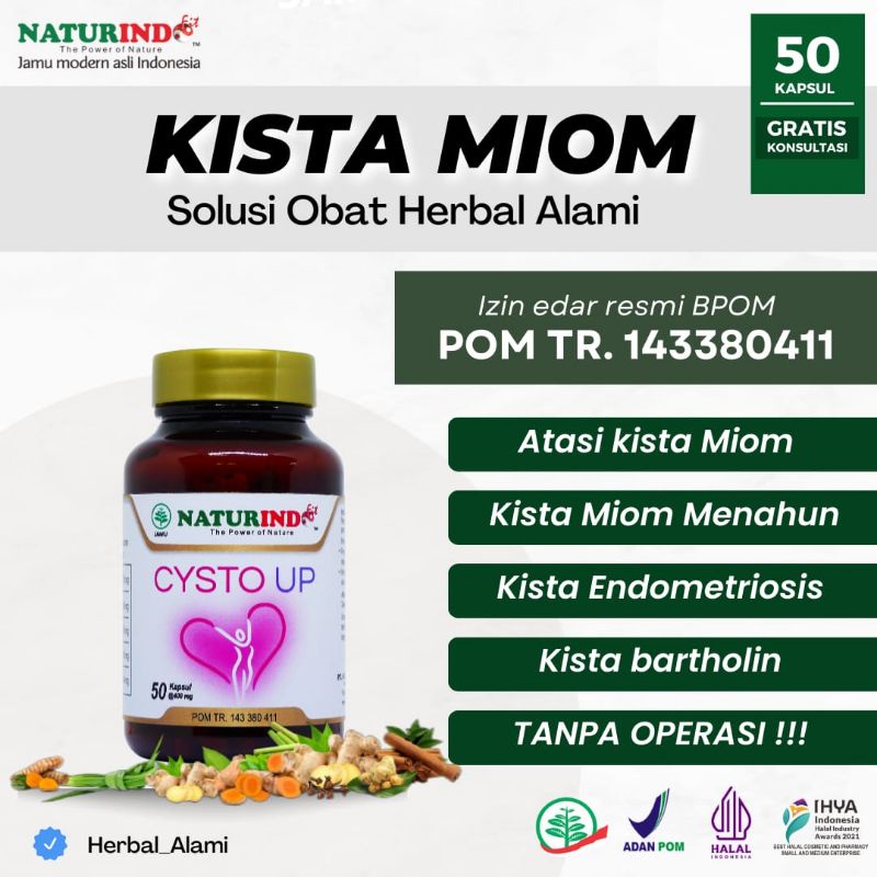 Jual Obat Kista Miom Mioma Myoma Tanpa Operasi Penyumbatan Tuba Falopi Penghancur Kista Ovarium