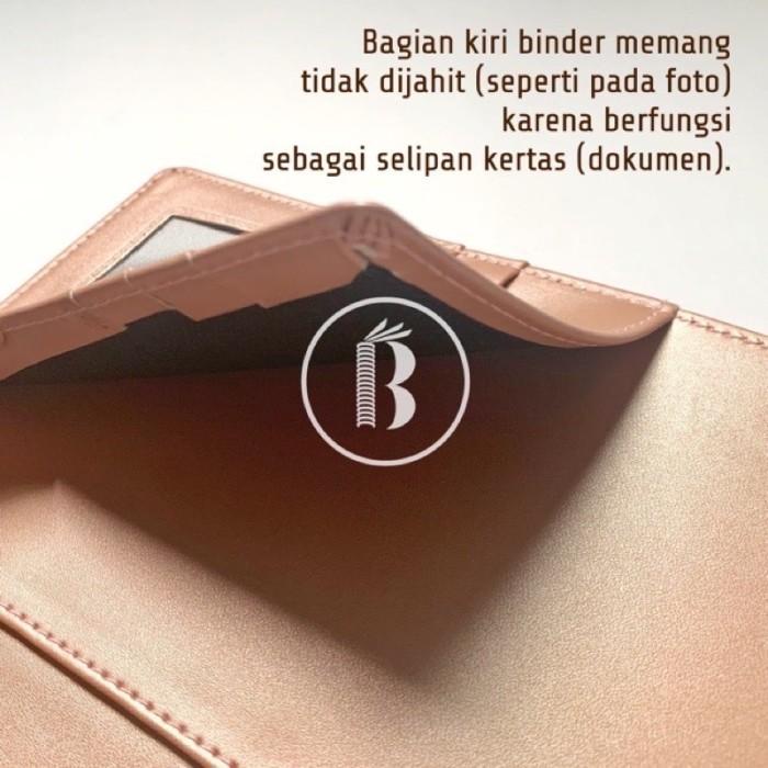 Jual Binder Custom Katalog 03 Free Tambah Nama Printing Kulit A6 A5 B5 ...