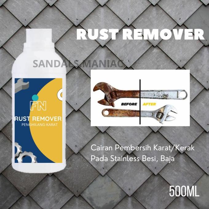 Jual Rust Remover Pembersih Penghilang Anti Karat Kerak Besi Chrome Polish roc01 | Shopee Indonesia