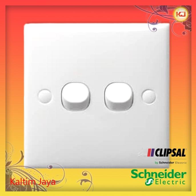 Jual Silahkan Order] Saklar Ganda/Seri Clipsal S-Classic E32/1/2AR ...