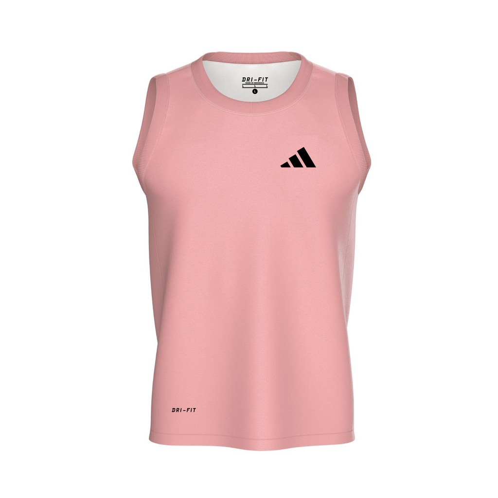 Jual Baju Sport Kaos Singlet Dry Fit Olahraga Running Gym Lari Pria ...