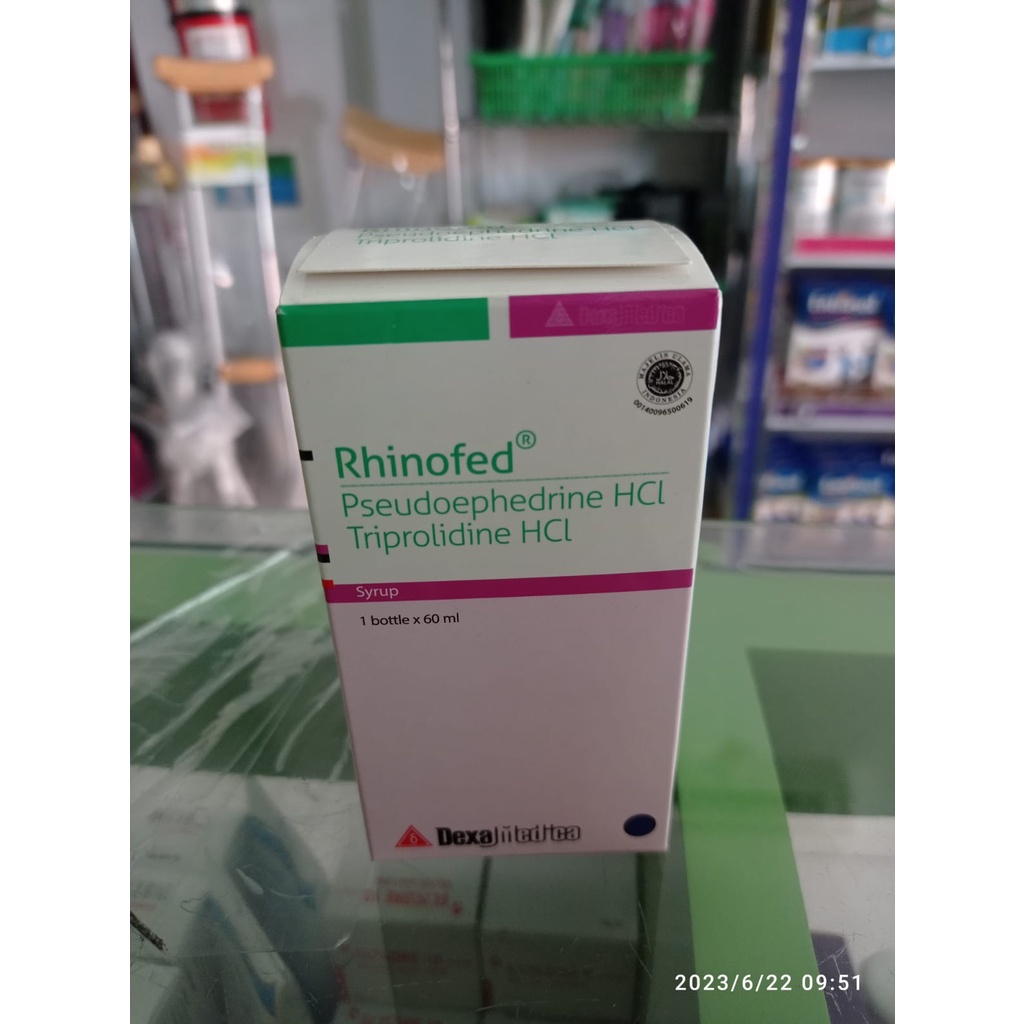 Jual Rhinofed Sirup 60 ml anti pilek, meler, pelega hidung anak remaja ...
