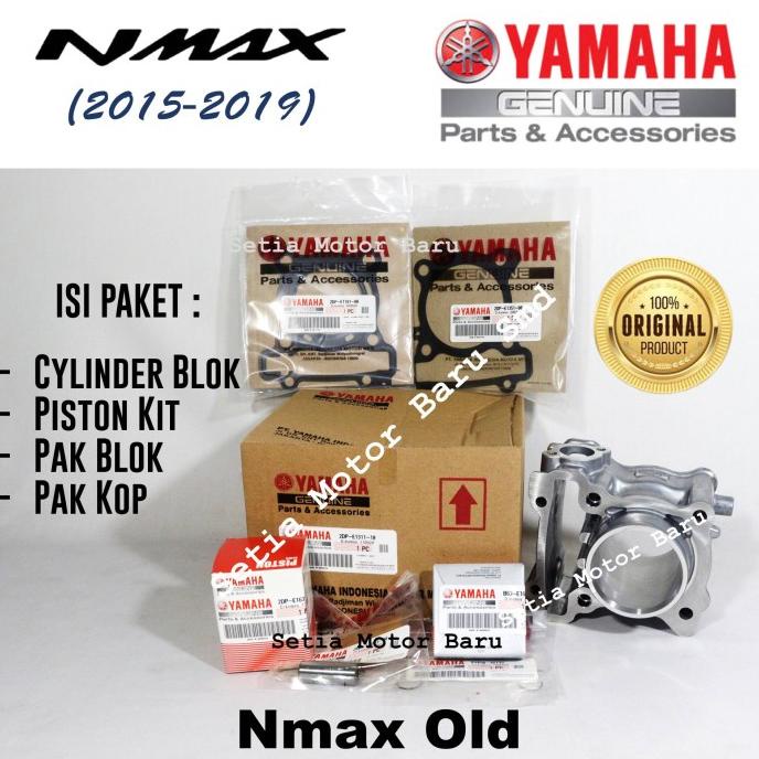 Jual JUAL Cylinder Silinder Blok Boring Piston Seher Kit Nmax Old Asli Yamaha | Shopee Indonesia