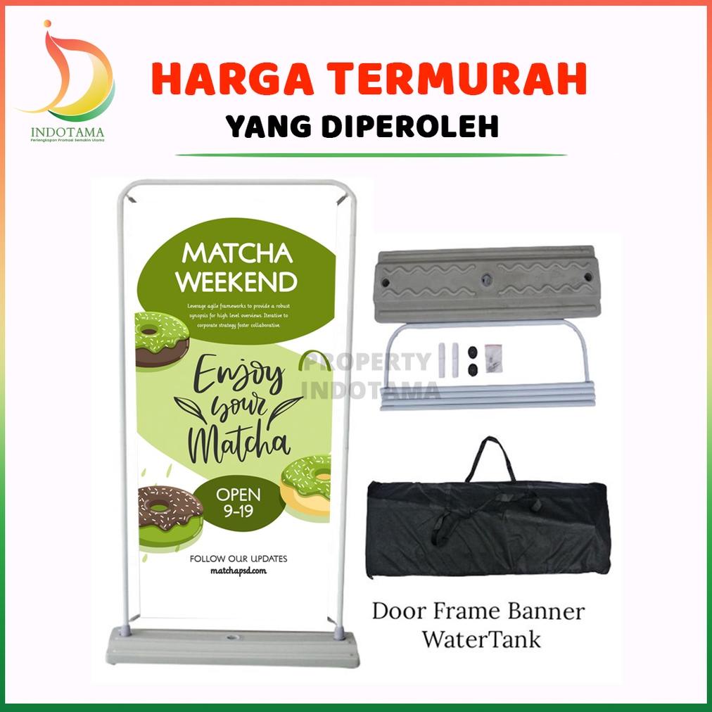 Jual Viral Standing Door Frame 60X160 Cm Stand Banner Door Frame Banner ...