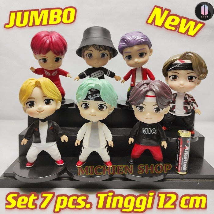 Jual Bts Idol Action Figure Kpop Merch - Bts Mic Drop Tiny Tan Berdiri Set | Shopee Indonesia