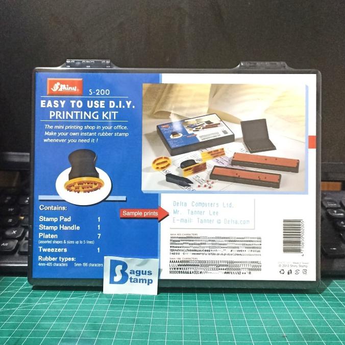 Jual Stempel Shiny S200 (Printing Kit) / Stempel Bongkar Pasang ...