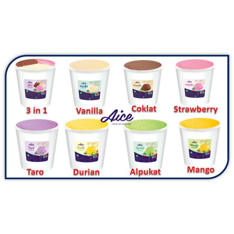 Jual Aice Ice Cream Bucket 8 Liter | Shopee Indonesia