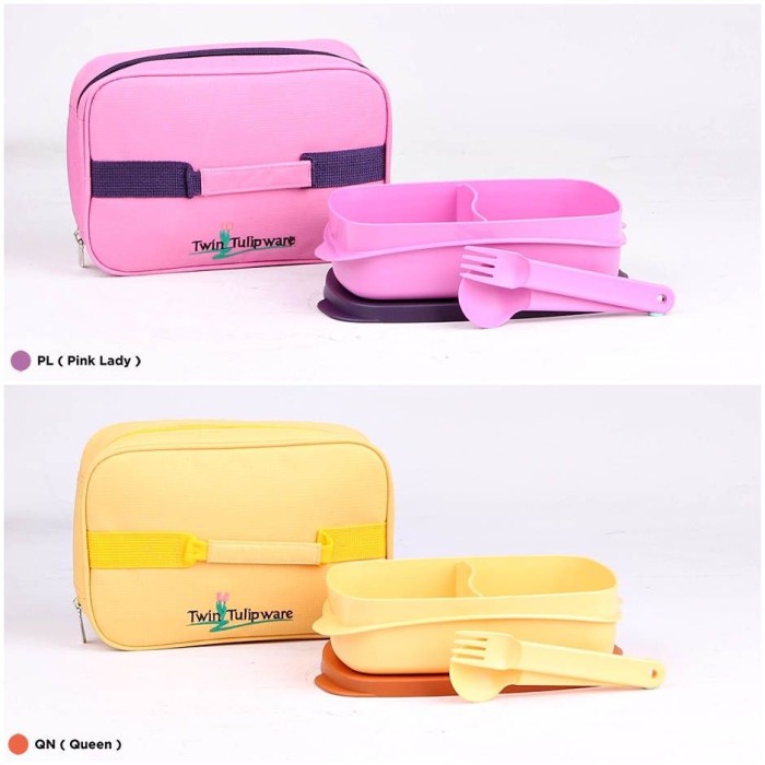 Jual Tempat Makan Tupperware - Bekal Makan - Tas Makan - Twin Meal Set ...
